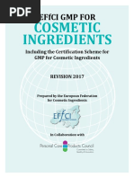 Cosmetic Ingredients: Effci GMP Audit Checklist FOR | PDF | Cosmetics ...