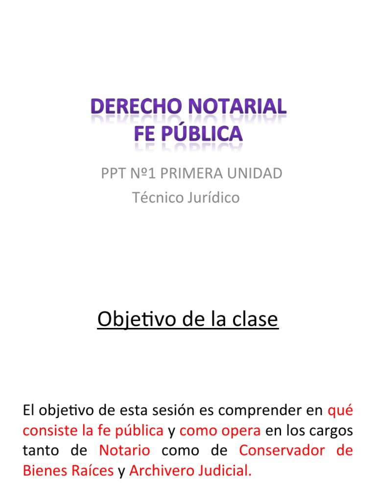 Derecho Notarial - Fe Publica | PDF | Justicia | Crimen y violencia