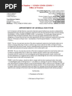 Executor Letter to Bank | Probate | Will And Testament