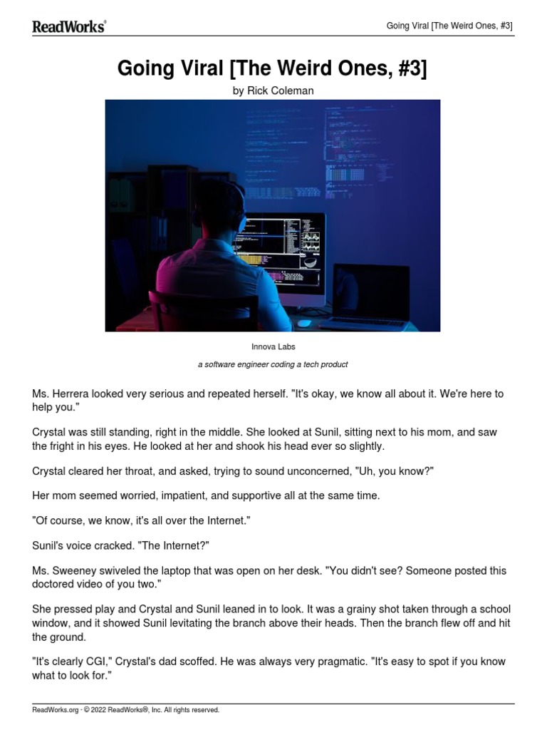 Comprehension Going Viral G8 | PDF