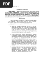 Secretary's Certificate BPI BANK OPENING | PDF | Banks | Loans