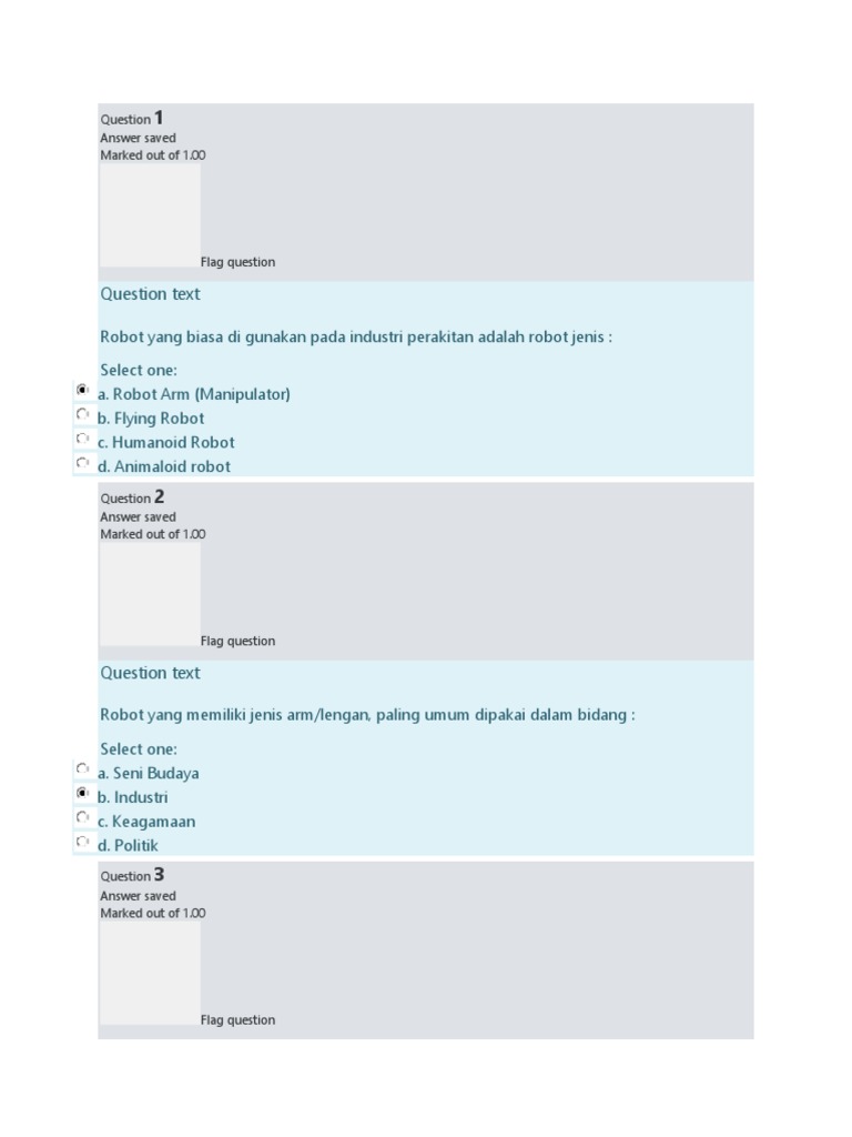 Kuis 1-10 - Timticing | PDF