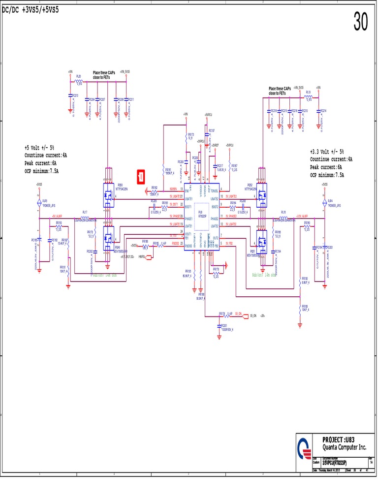 Rt8223p With Voltages | PDF | Electrical Engineering | Electricity