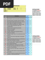 EPQ-J - Formato en Excel | PDF | Cuestionario