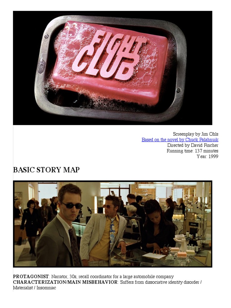 Fight Club - Beat Sheet | PDF
