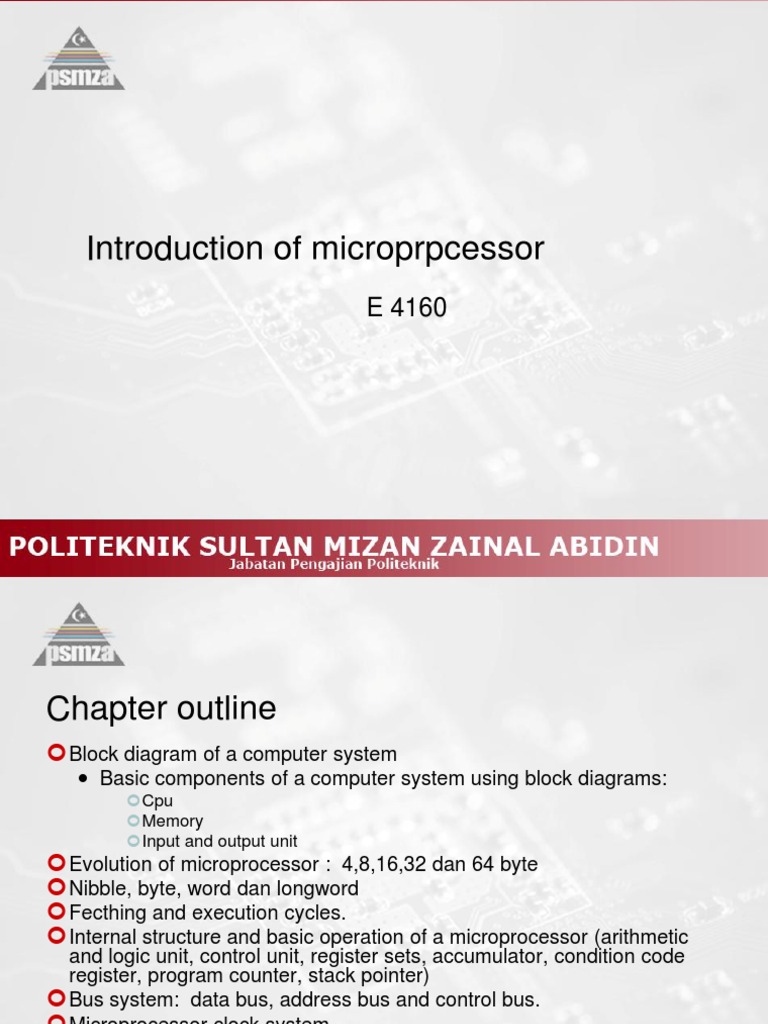 Microprocessor Basics and Evolution | PDF | Central Processing Unit | Computer Data Storage