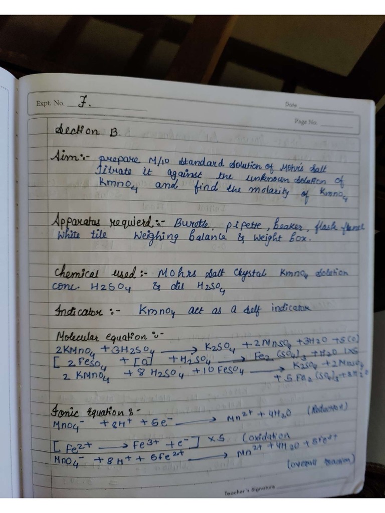 Chem Practical PDF Part 2 | PDF