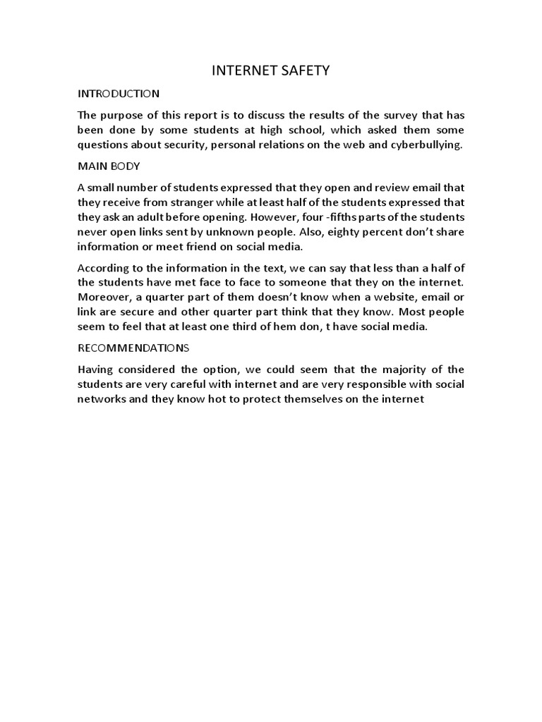 Internet Safety | PDF