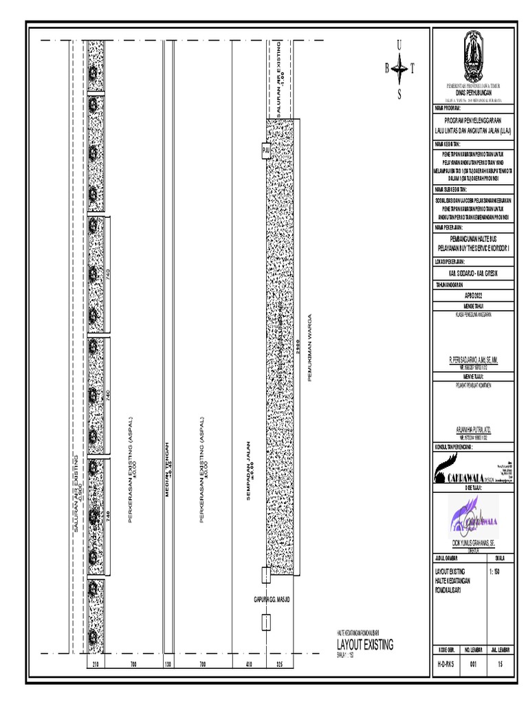 GAMBAR PEMBANGUNAN HALTE BUS PELAYANAN BTS KORIDOR 1 Arjani | PDF