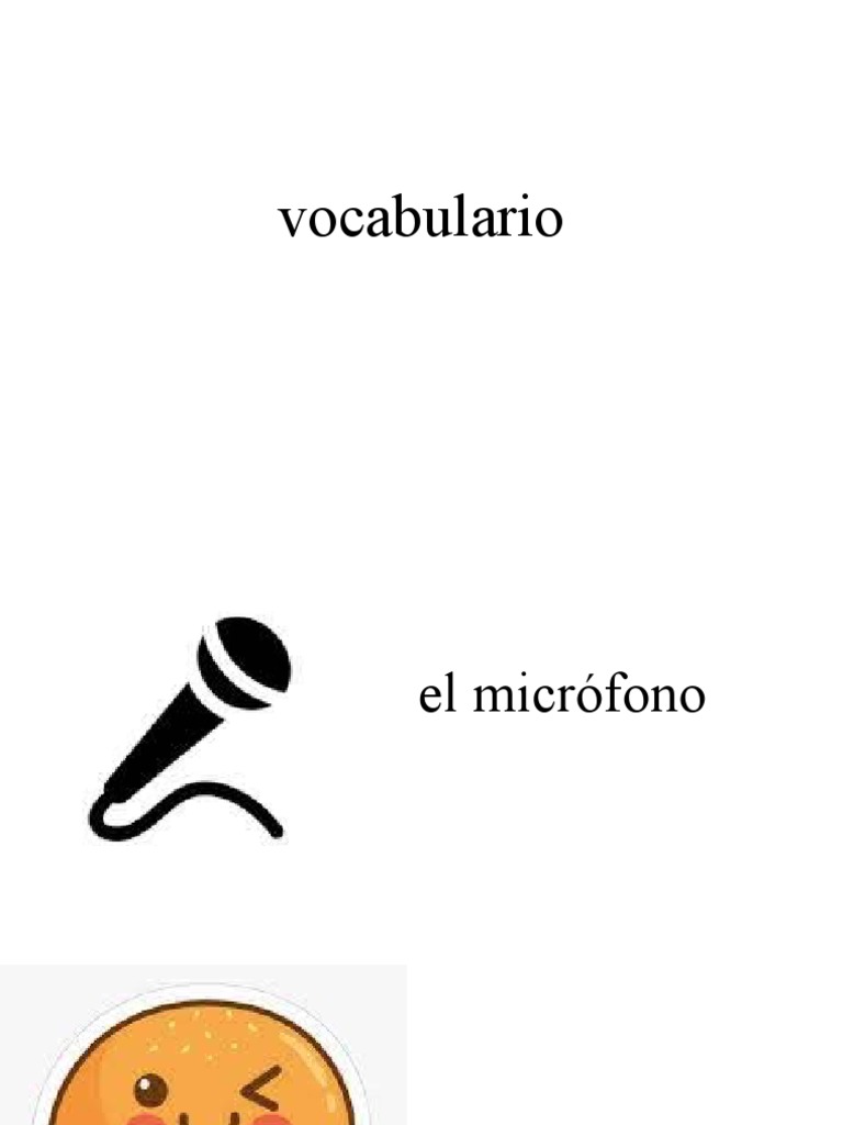 Vocabulario para Loteria | PDF