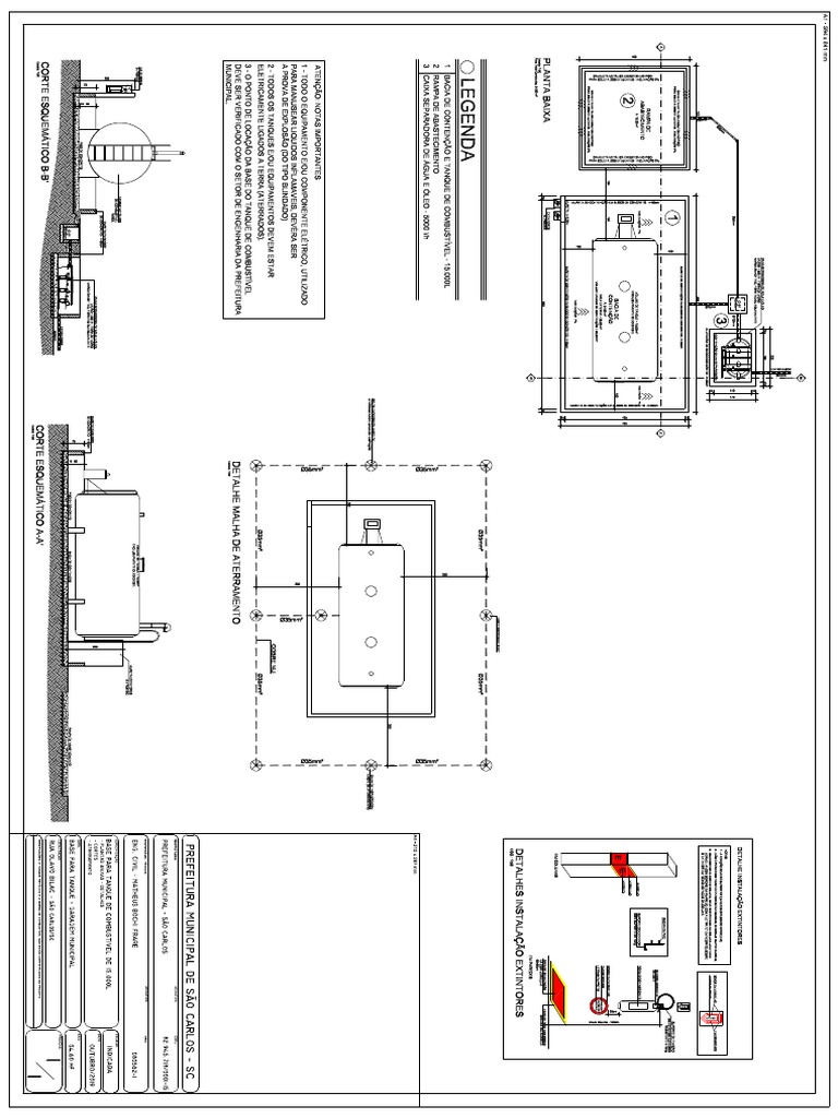 Projeto Base de Tanque | PDF