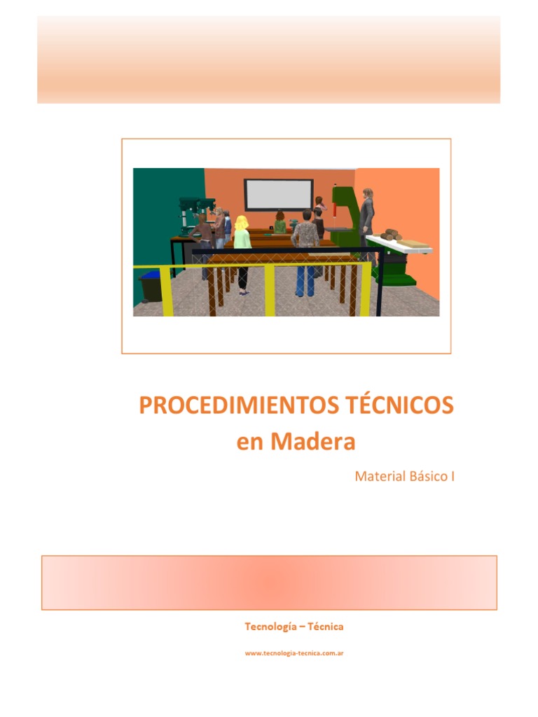 Procedimientos Técnicos en Madera: Material Básico I | PDF | Madera | Tallo de la planta