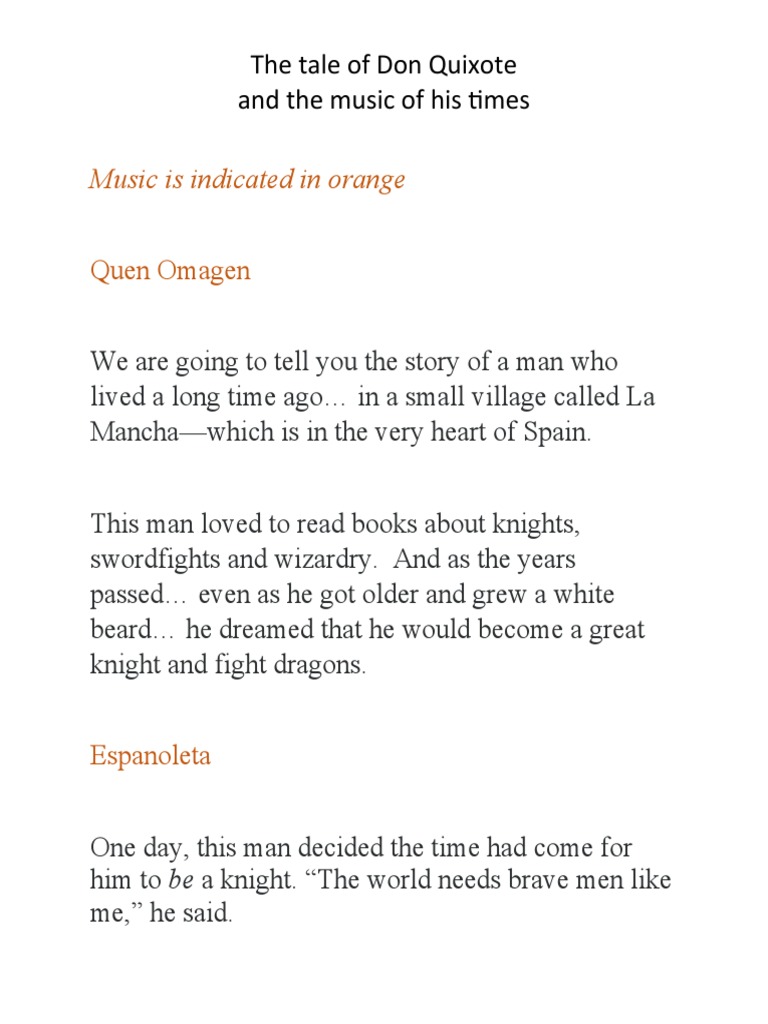 The Dreaming Knight: The Tale of Don Quixote and the Music that ...