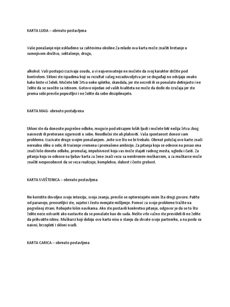 Karta Luda | PDF