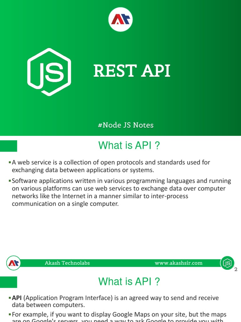 Rest API | PDF | Representational State Transfer | Hypertext Transfer Protocol