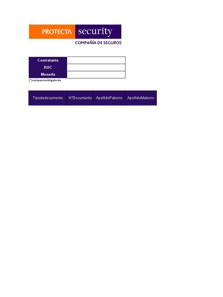 Trama Modelo Vida Ley - Protecta | PDF