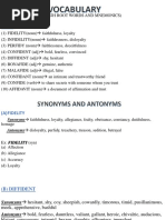 Samudra Manthan vocab 1 | PDF