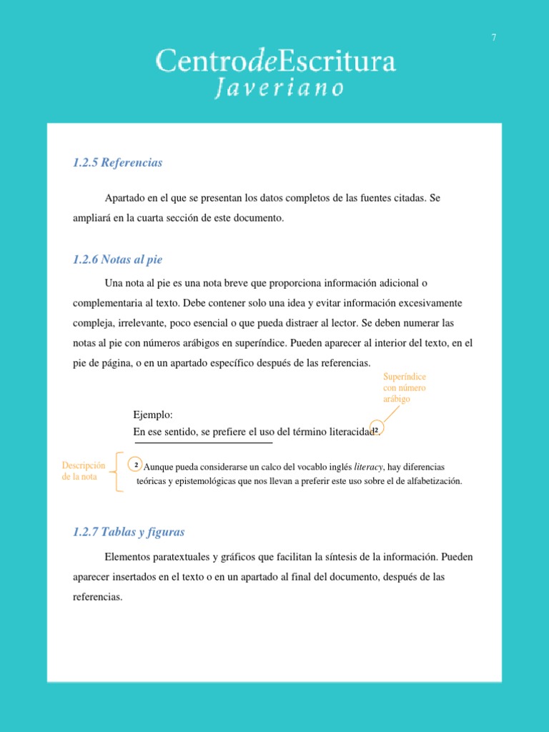 Notas Al Pie APA | PDF