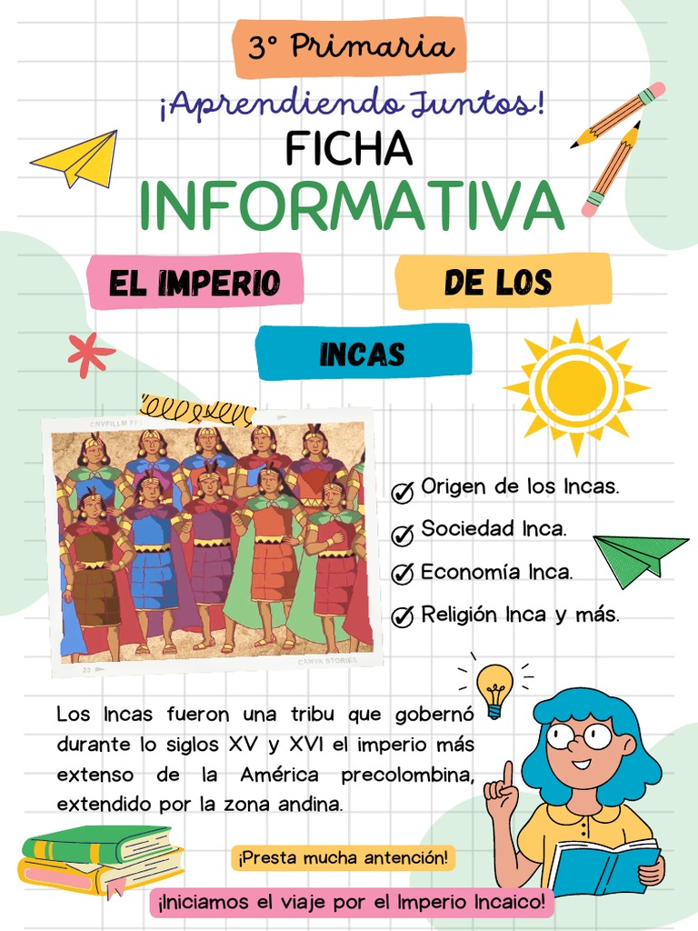 Ficha Informativa, El Imperio de Los Incas | PDF | Imperio Inca | Perú