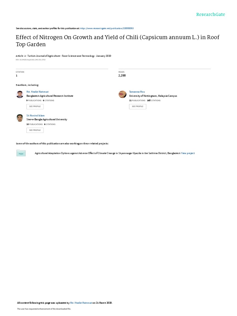 2763 25152 2 PB | PDF | Urban Agriculture | Fertilizer