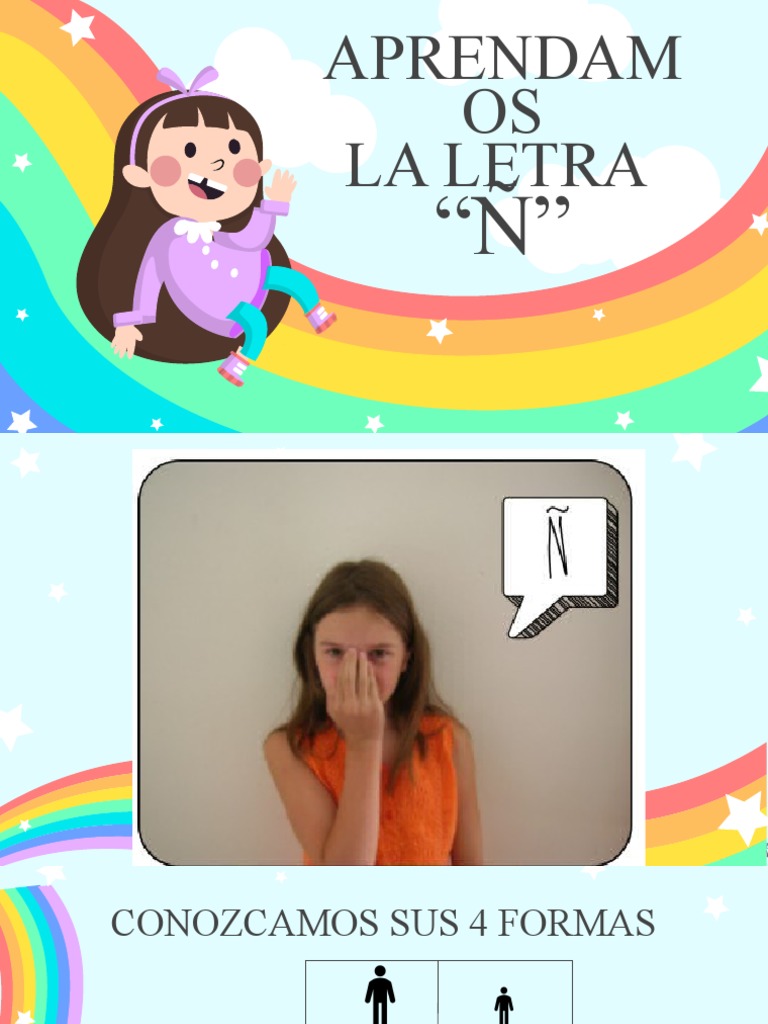 La letra Ñ en sus 4 formas | PDF