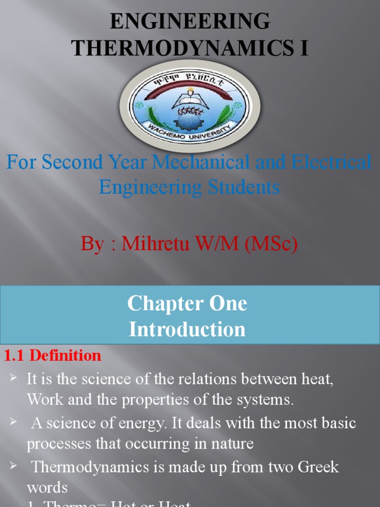 Engineering Thermodynamics I | PDF | Thermodynamic Equilibrium | Heat