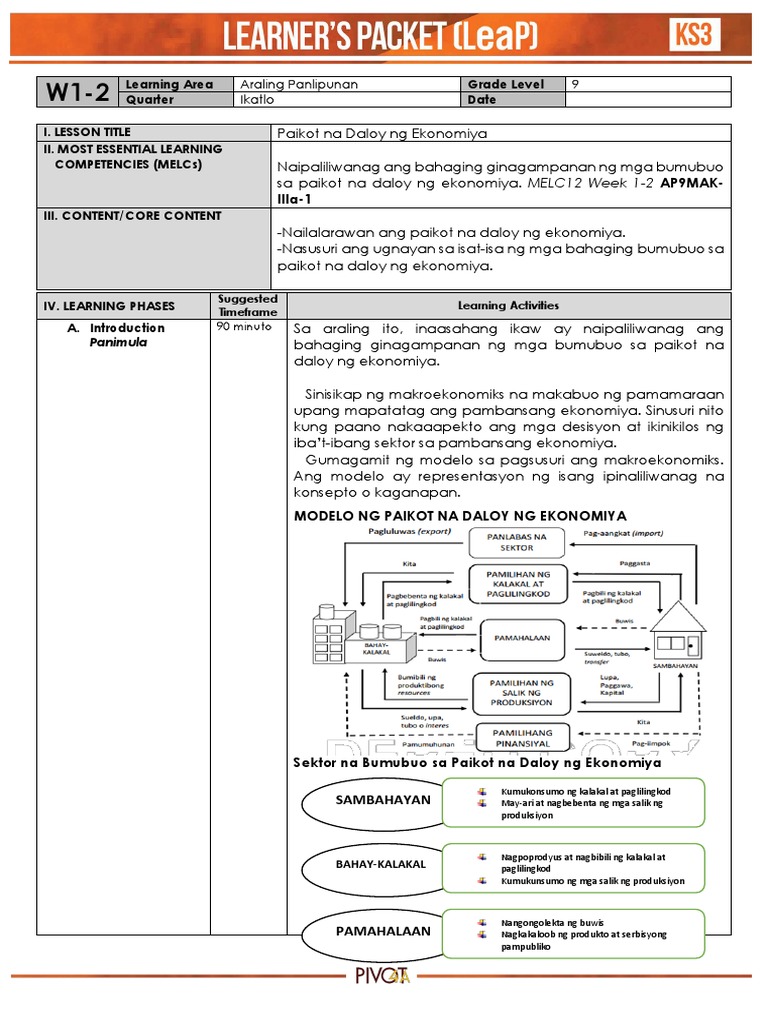 Linggo 1 at 2 - Ap Leap - M3 | PDF