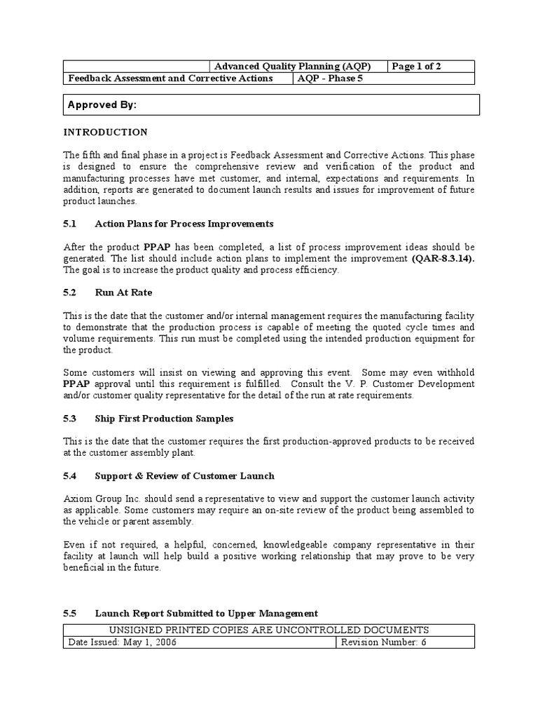 Apqp 2 | PDF | Economies | Business