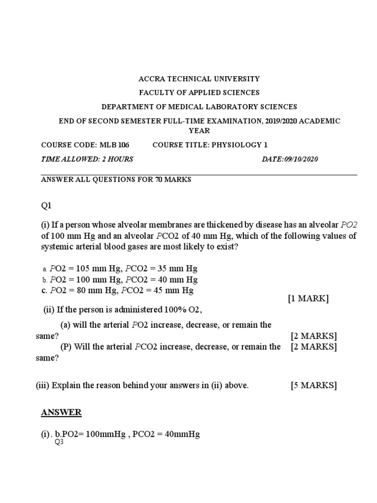 Po2 105 Mm Hg Pco2 35 Mm Hg Po2 100 Mm Hg Pco2 40 Mm Hg Pdf