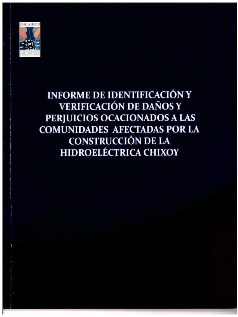 Informe de Identificacion Daños Chixoy | PDF Informe de Identificacion Daños Chixoy | PDF