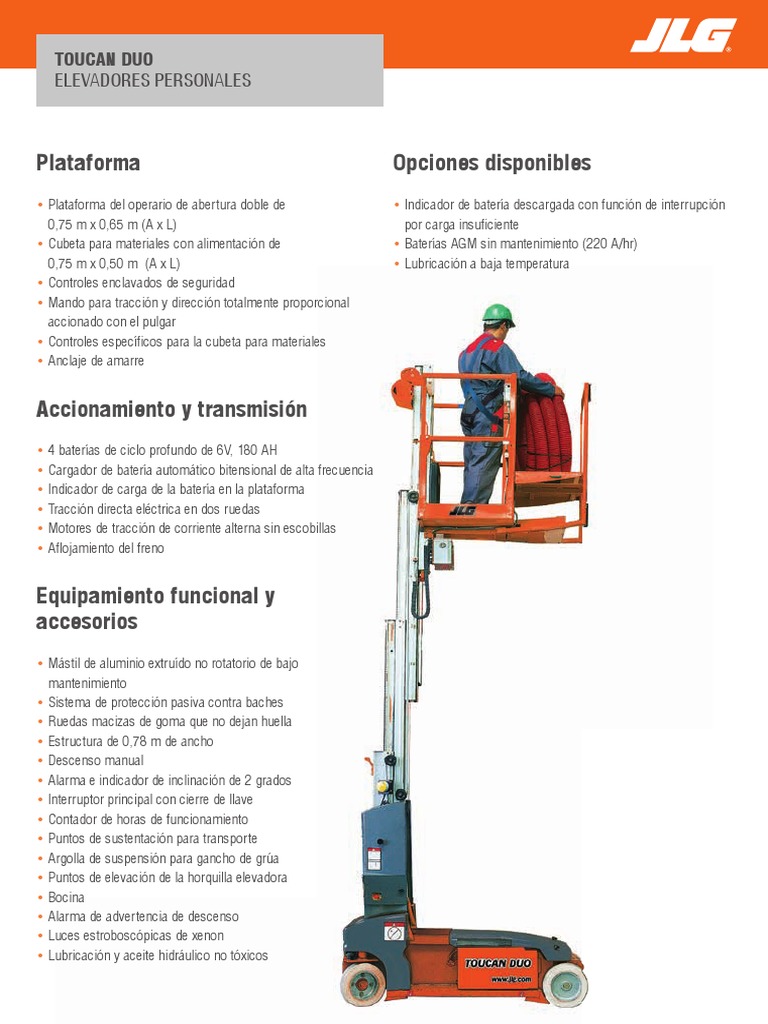 JLG - Toucan Duo | PDF | Transporte | Vehículo de motor