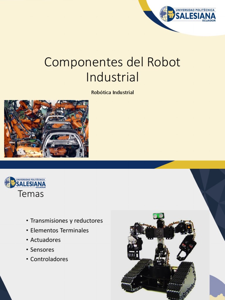 capitulo 3 COMPONENTES DEL ROBOT | PDF | Engranaje | Solenoide