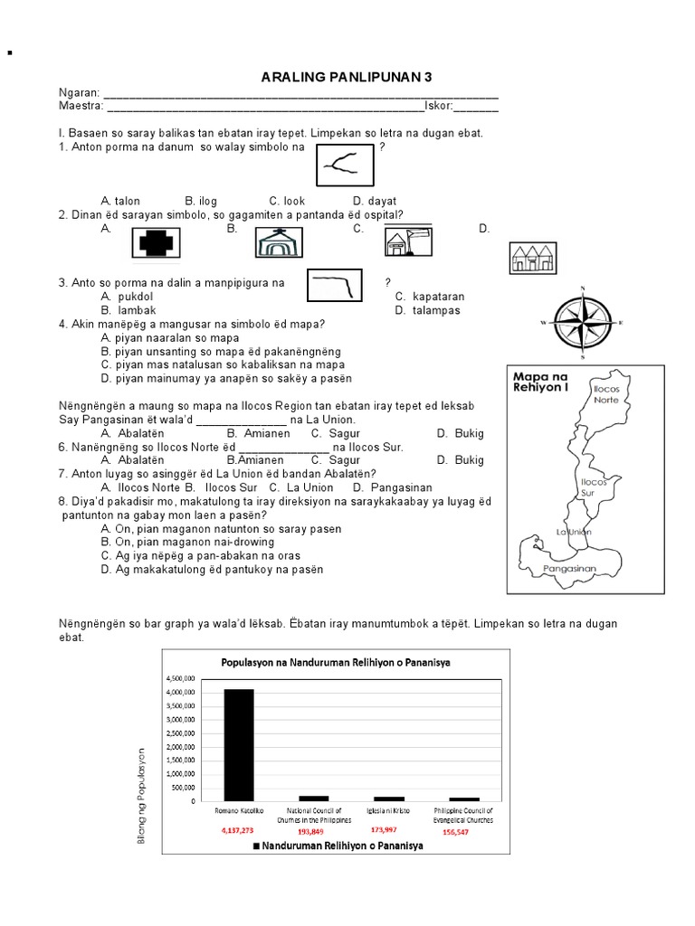 AP 3 Q1 TQ - Pangasinan | PDF