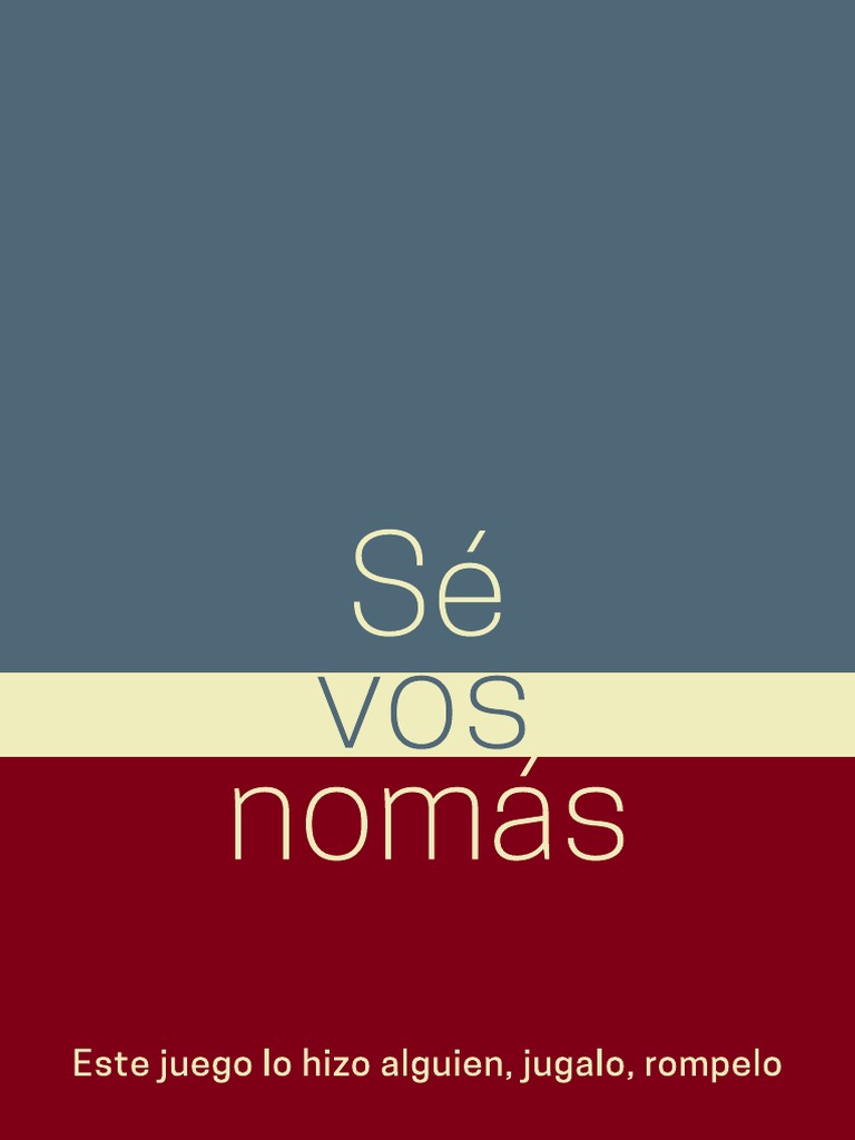 Se Vos Nomas | PDF