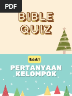 100 Soal Pilihan Ganda Cerdas Cermat Alkitab | PDF