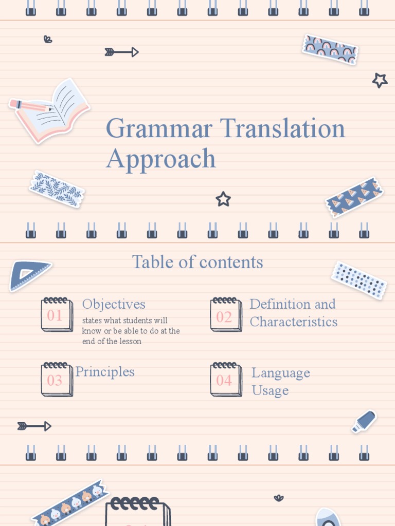 Characteristics of Grammar Translation Method | PDF