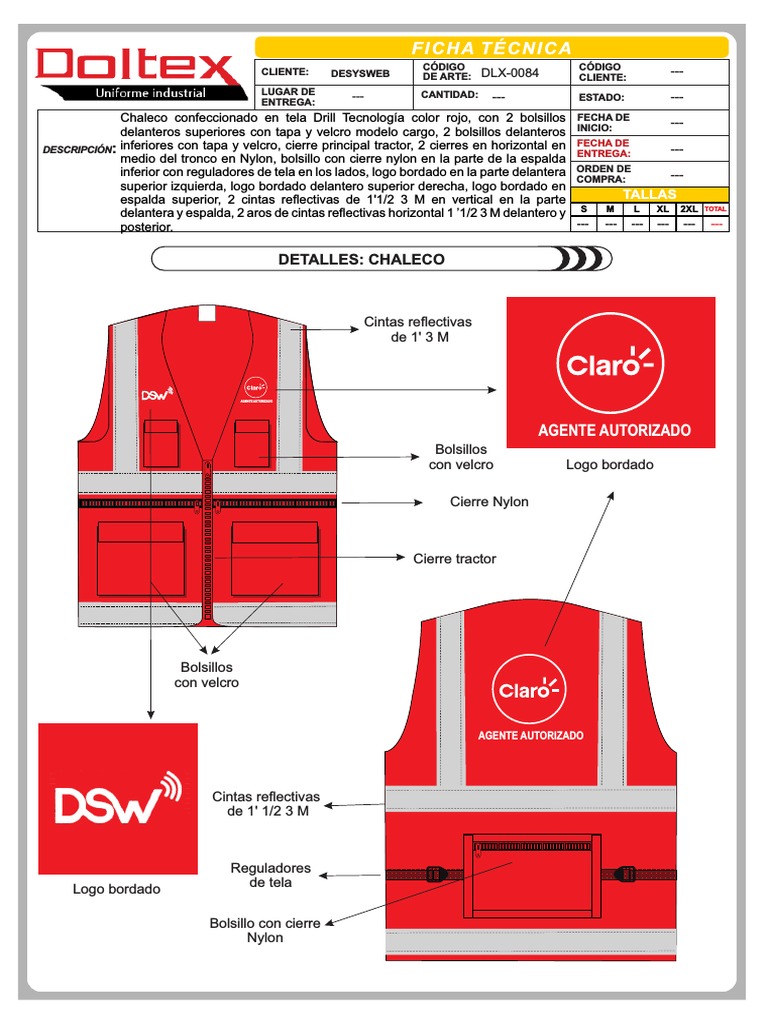 Chaleco Logo Claro | PDF