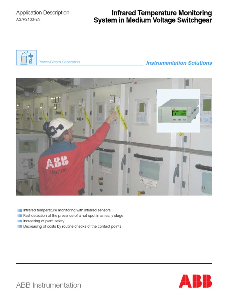 Infrared Temperature Monitoring System in Medium Voltage Switchgear ...