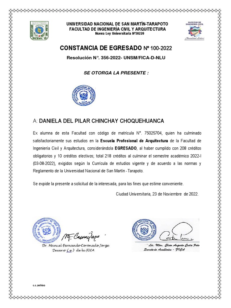 R.356-CF - CONST - ARQ.DANIELA Imprimir Hoy | PDF