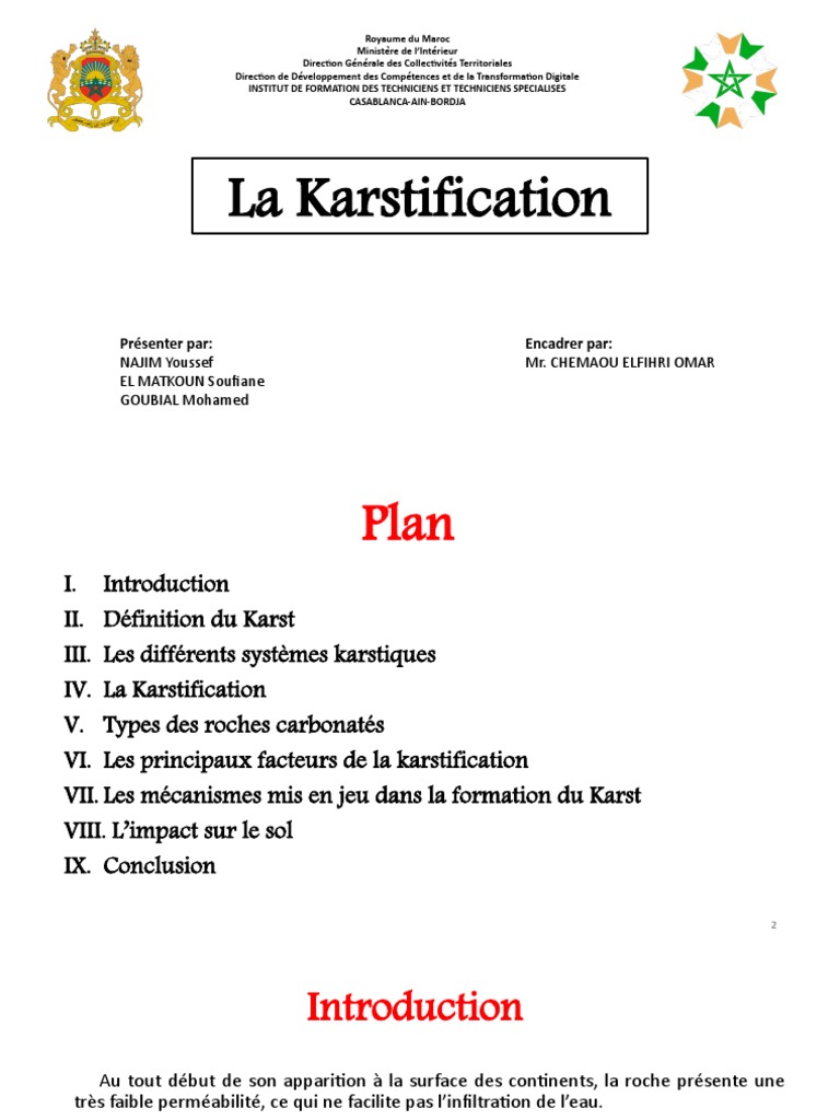 Karstification 6 | PDF | Calcaire | Sciences de la terre
