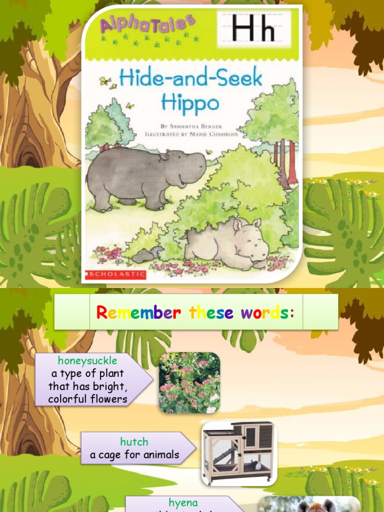 ALPHATALES - Hide and Seek Hippo | PDF