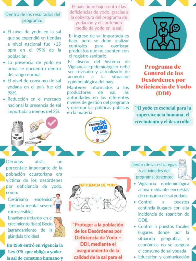 Control de Deficiencia de Yodo en Ecuador | PDF | Yodo | sal