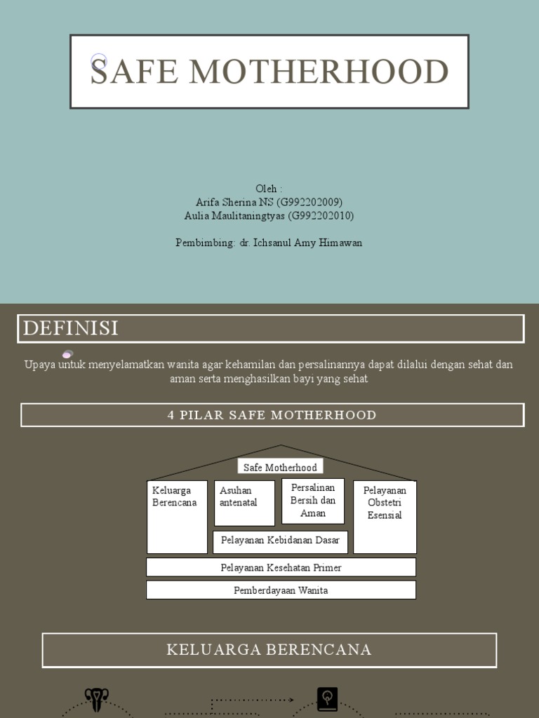 Pilar-Pilar Safe Motherhood | PDF