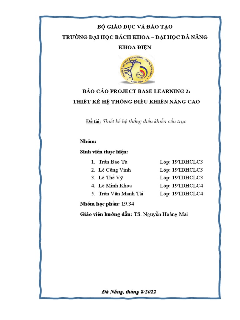 Báo Cáo PBL4 1 | PDF