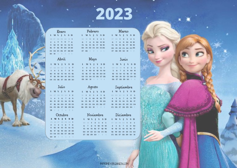 Calendario Frozen 2023 | PDF