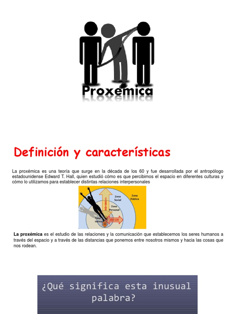 La Distancia Proxemica | PDF