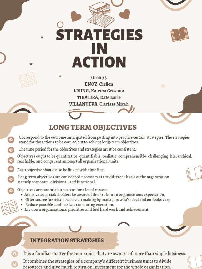 Strategies in Action | PDF | Strategic Management | Business Economics