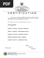 Certification For Coordinatorship | PDF