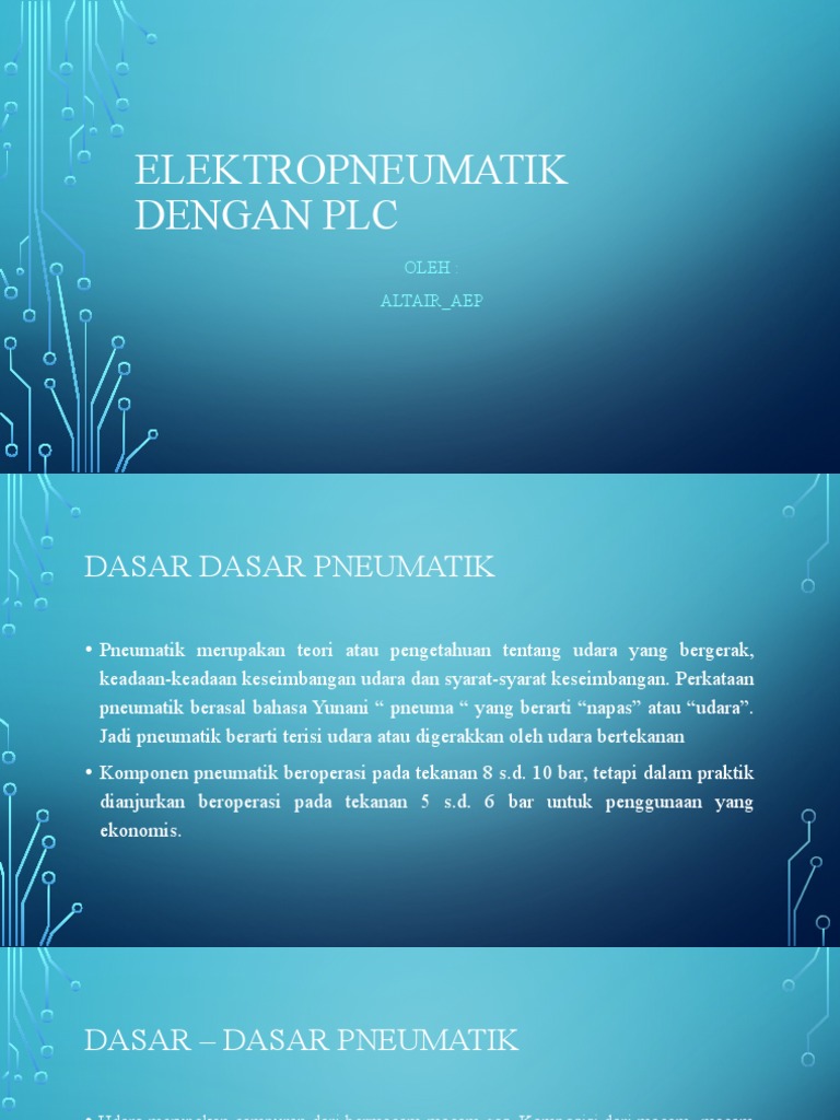 Elektropneumatik Dengan PLC | PDF | Sains & Matematika | Komputer