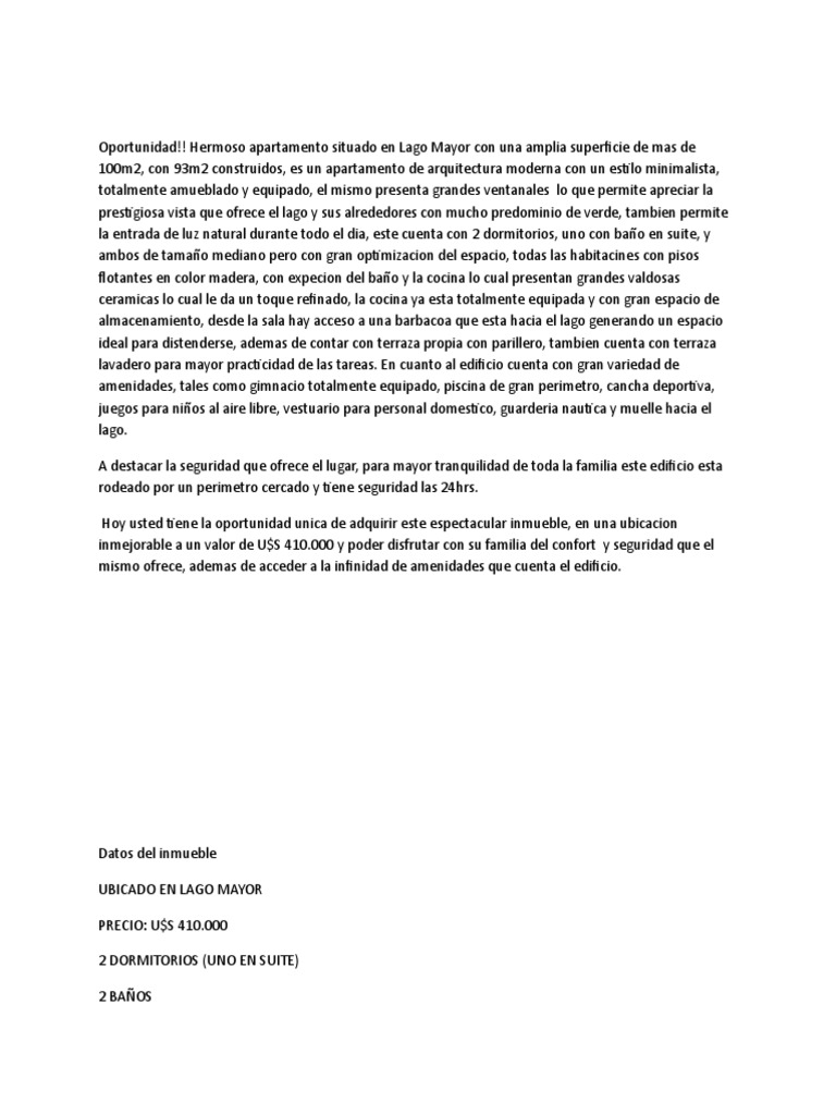 Lago Mayor | PDF